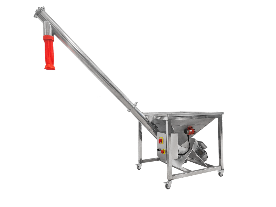 220V Auger Screw Vibrating Inclined Feeder Talcum Coffee Powder ...