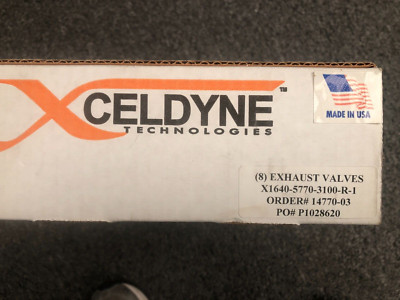 NEW XCELDYNE TITANIUM EXHAUST VALVES 1.640 5.770 .3100 SB2 R5/P7 Nascar ...