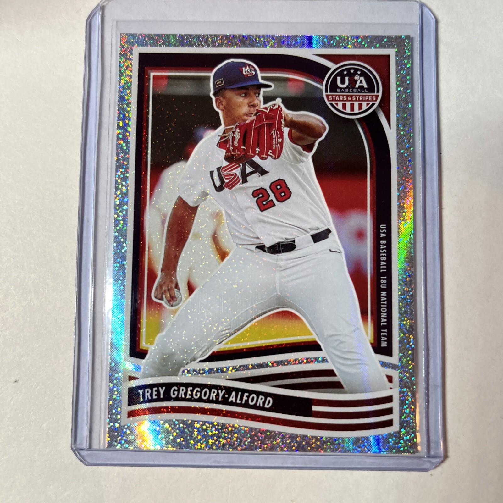 2024 Panini USA Stars & Stripes Trey Gregory-Alford #3 Opening Day ...