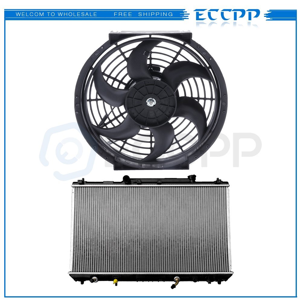 Fit for 1997-1999 Toyota Camry 2.2L Brand New Cooling Fan & Radiator ...