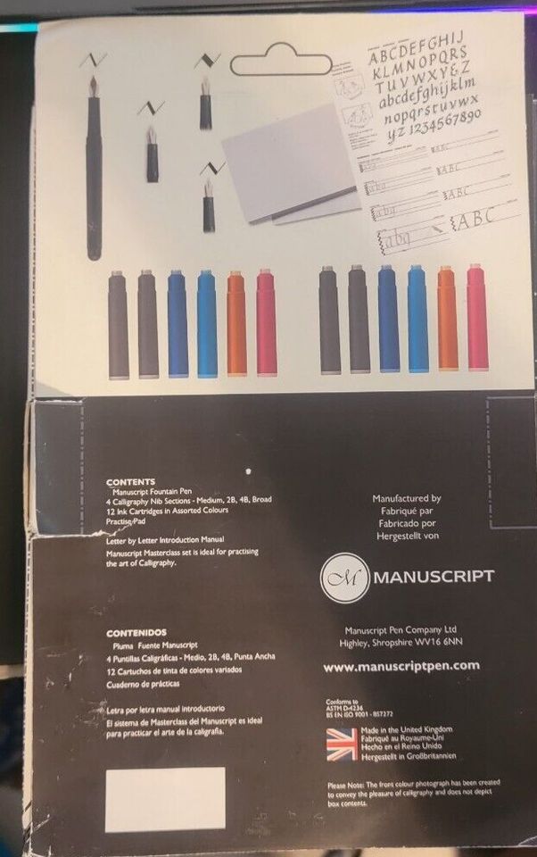 Manuscript MC146 Masterclass Calligraphy Set | eBay