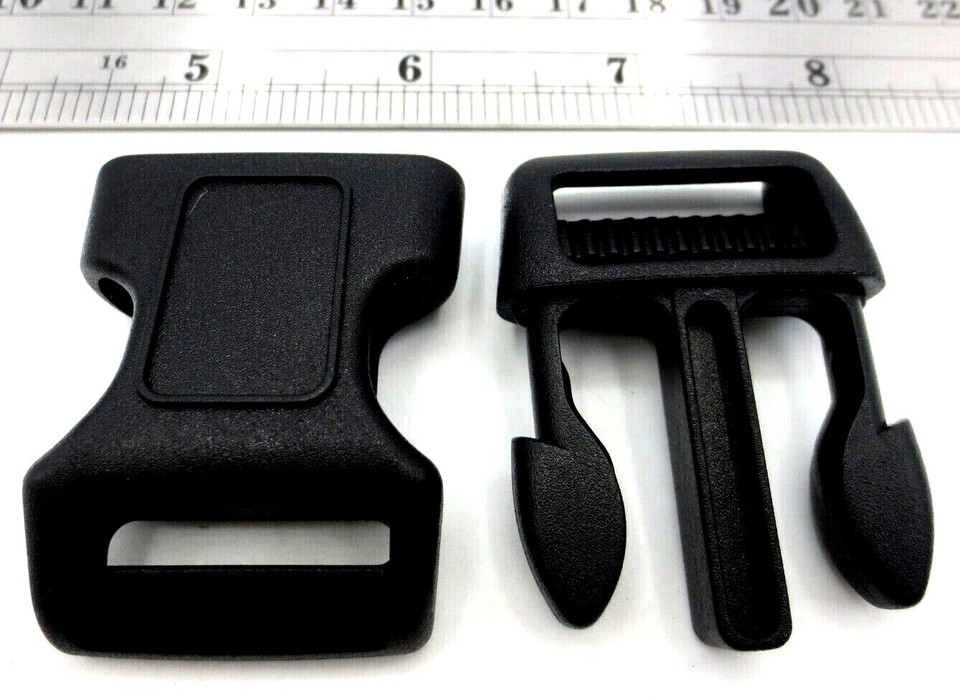Backpack Strap Buckle Fits 25mm, 1" Wide Strap Webbing, Durable! Free ...
