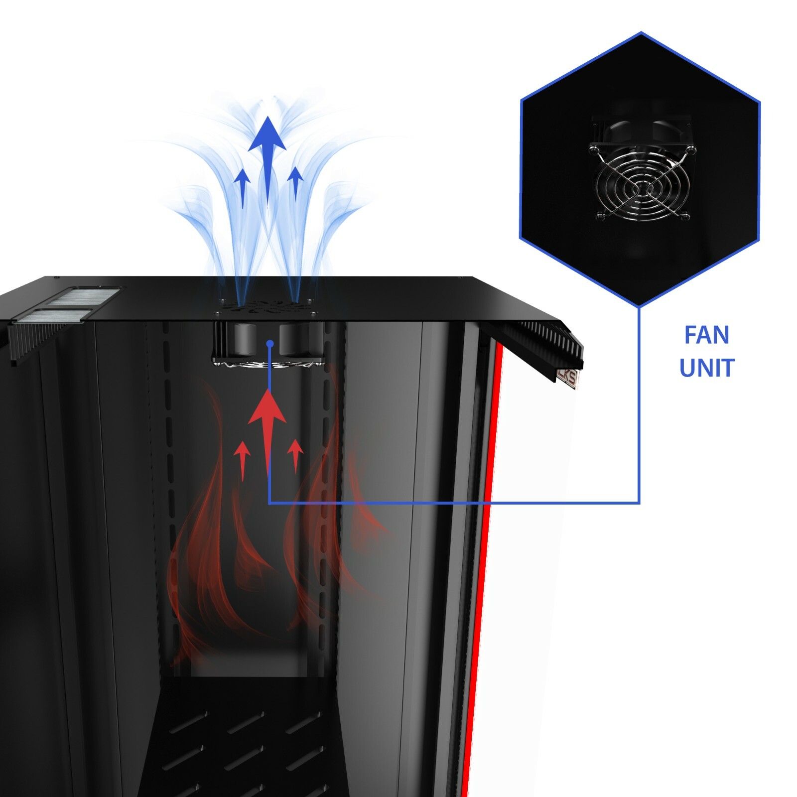 Sysracks 18U 24" Deep Wall Mount IT Network Enclosure Server Rack ...