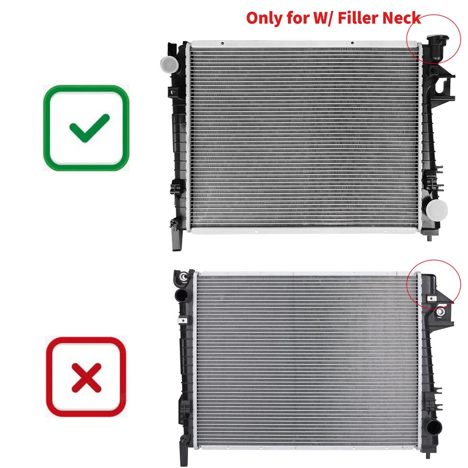 2480 Radiator for 2004-2008 Dodge Ram 1500 2500 4.7L V8 / 2003 RAM 3500 ...