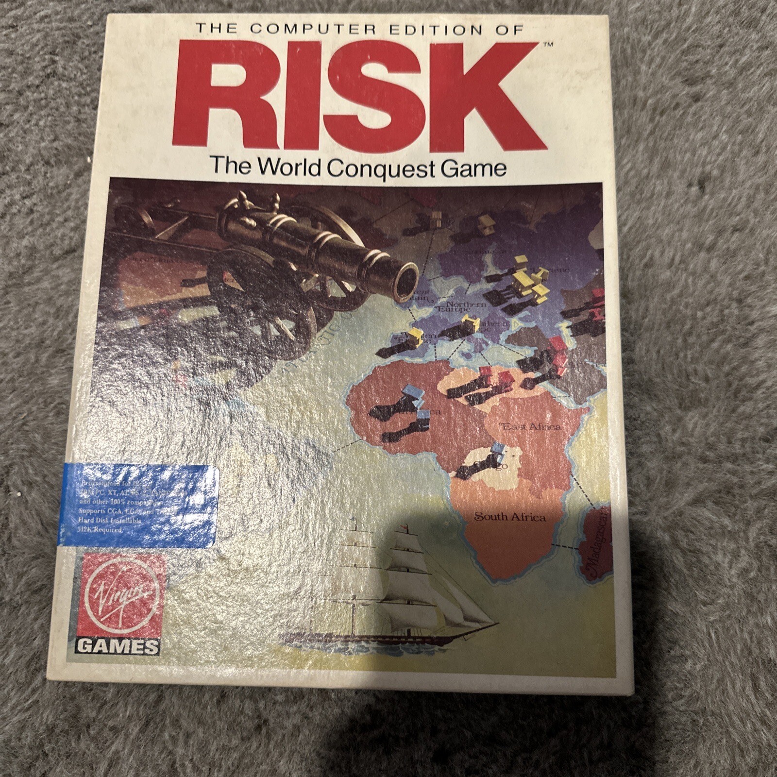 Risk World Conquest - Commodore 64/128 New Sealed Big Box 5 1/4 Floppy ...