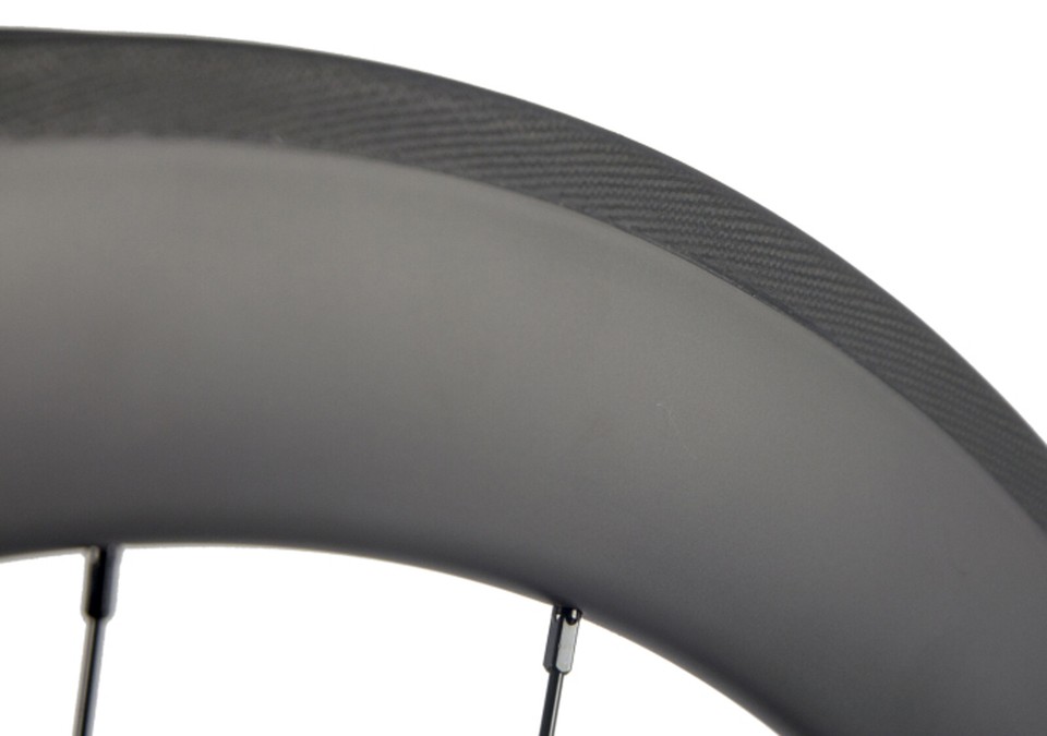 700C Road Bike Rim Brake Carbon Wheels 50mm 23mm Width Clincher Carbon ...