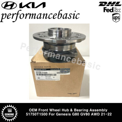 OEM Front Wheel Hub & Bearing Assembly 51750T1500 For Genesis G80 GV80 ...