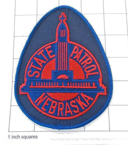 NEBRASKA STATE PATROL --- EMBROIDERED SHOULDER PATCH - IRON-ON -- NEW ...