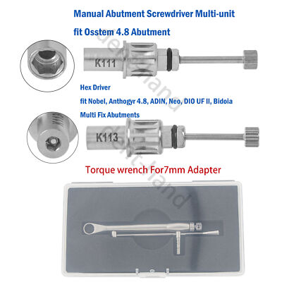 Implant for Osstem/Nobel Abutment Screwdriver Multi-unit Multi Fix ...
