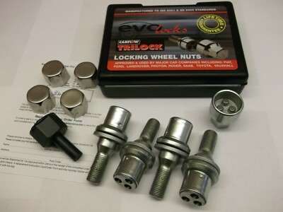 Locking Wheel Nuts Fits Peugeot 206 207 208 2008 306 307 308 Inc SW CC ...