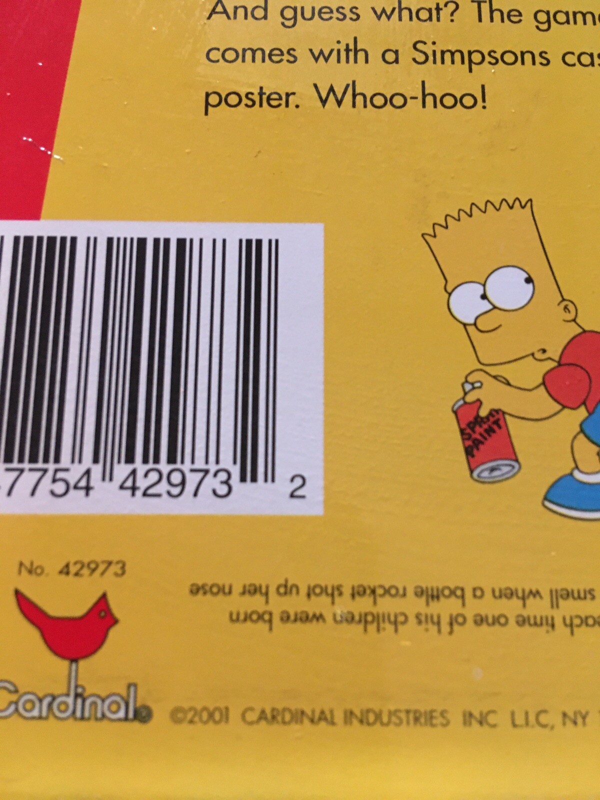 The Simpsons Homer’s Trivia Game In A Tin, Complete, 2001 Cardinal ...