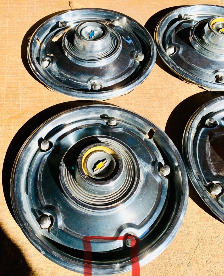 1967-1972 Chevrolet Truck , C10, Factory 15" Wheel Hub Caps Covers Set ...