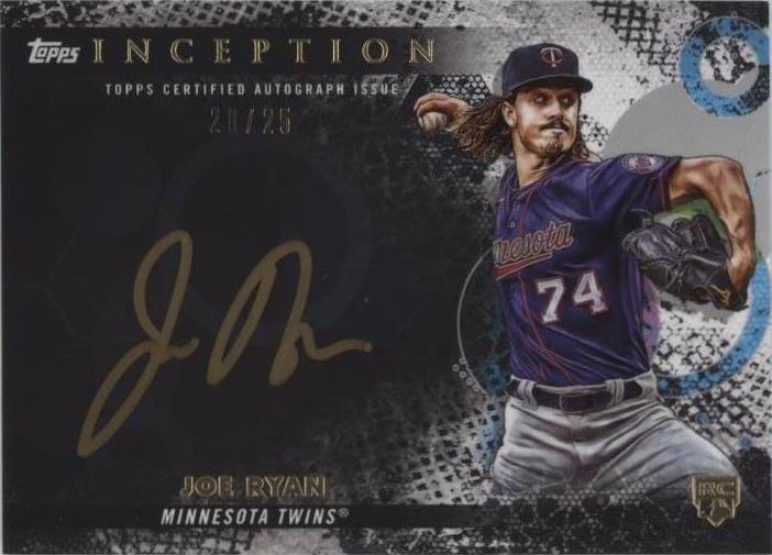 2022 Topps Inception - Inception Silver Signings Joe Ryan #ISS-JRY Gold ...