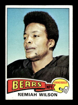 1975 Topps Football #252 Nemiah Wilson CREASED Chicago Bears | eBay
