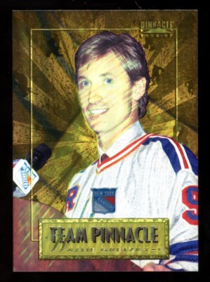 1996-97 Pinnacle Team Pinnacle NHL Hockey #1 Wayne Gretzky Joe Sakic NM ...