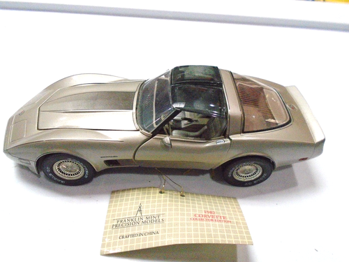 Franklin Mint Precision Die Cast 1982 Corvette Stingray with Removable ...