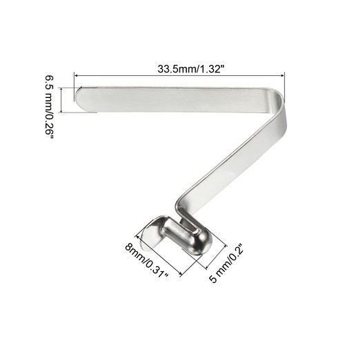 5Pcs 8x5mm Kayak Paddle Snaps Hollow Button Single Pin Lock Tube Spring ...