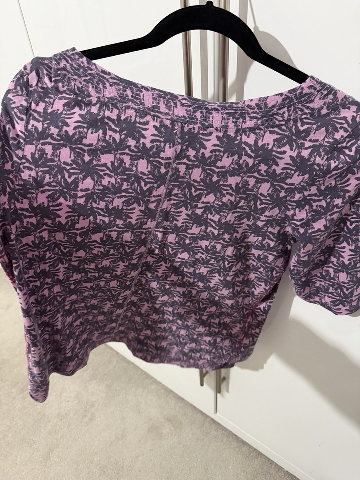 White Stuff t Shirt Size 12 Purple Round Neck | eBay UK