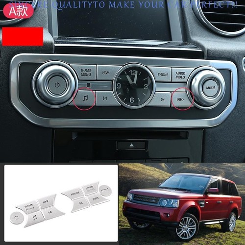 For Range Rover Sport 2010-13 Silver Alloy Center Console Multi ...
