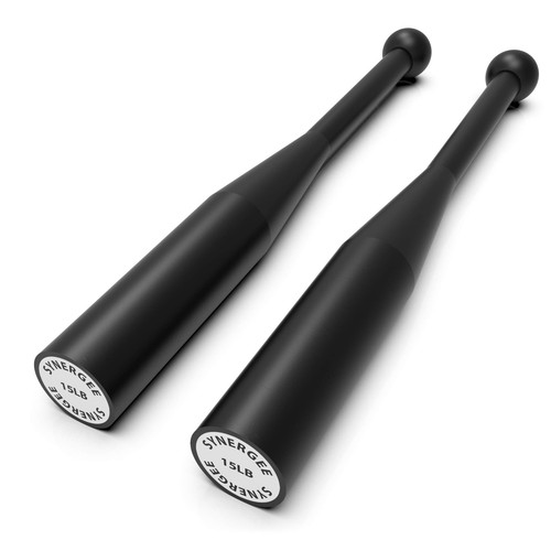 15 LB Indian Club - Pair of Power Clubs - Exercise Weight Club Bells ...
