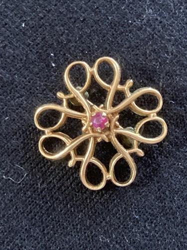 Vintage 1/10-20k Gold Filled Avon Ruby Service Sales Award Pin | eBay