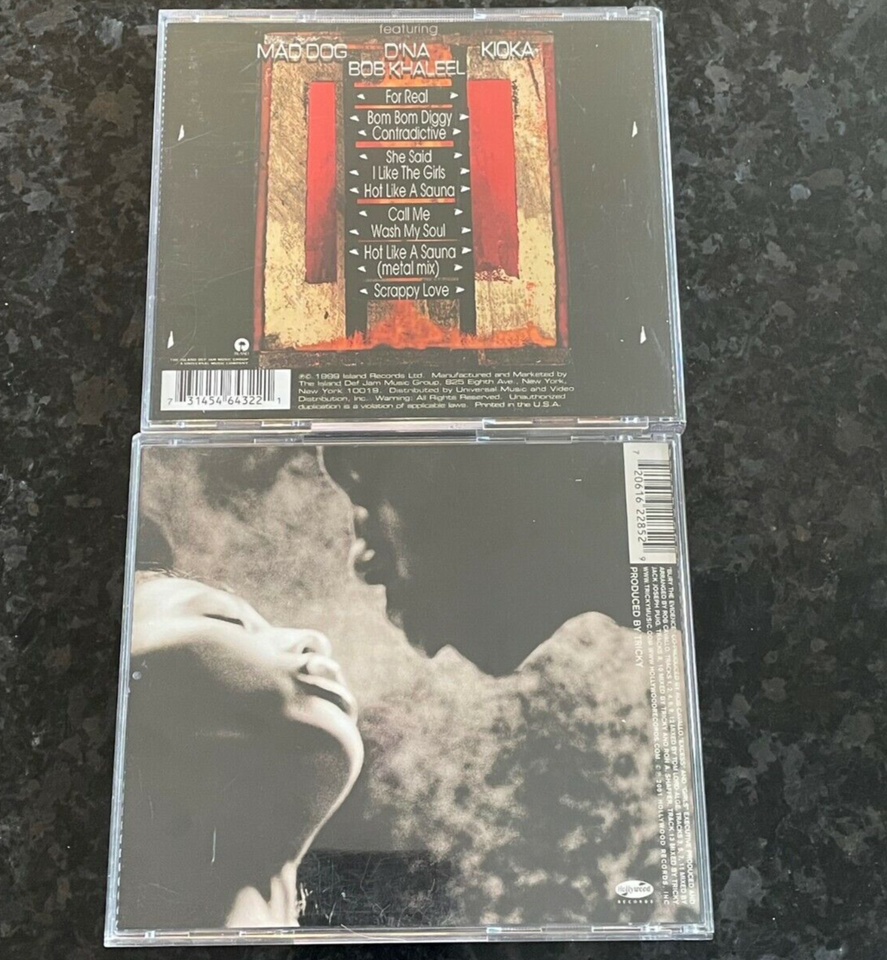 (2) CD LOT TRICKY--JUXTAPOSE--BLOWBACK 731454643221 | eBay