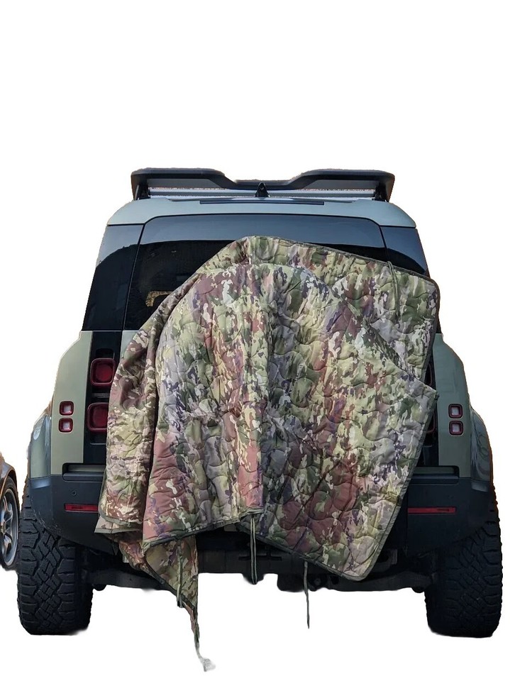OCP Multicam Army Military Poncho Liner WOOBIE Blanket w Zipper + Sack ...