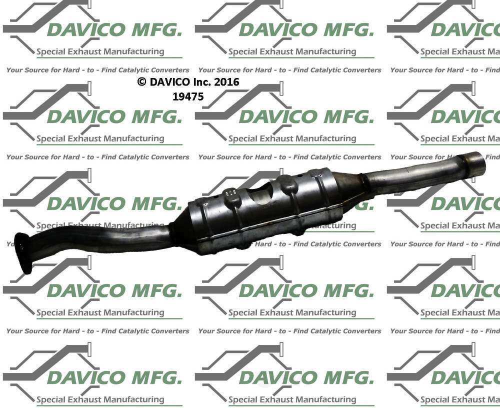 Catalytic Converter-Exact-Fit Davico 19475 for sale online | eBay