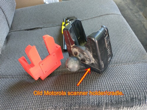 USPS LLV Scanner (Zebra TC77) Holder/Cradle 3D Printed For RAM Ball ...