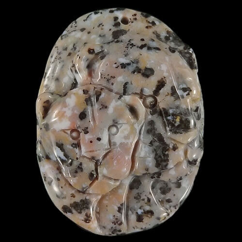 BH12022# Hand Carved Unique Leopard Cheetah Agate Pendant Bead Gemstone ...