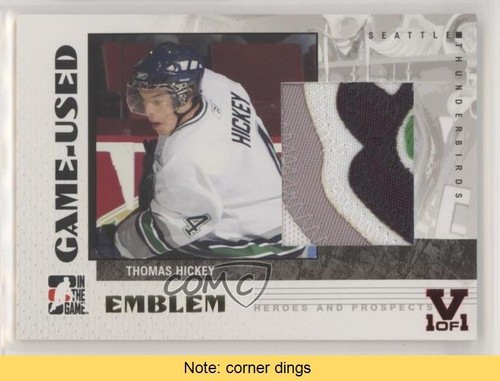 2007-08 In the Game Heroes and Prospects - Game-Used Emblem Thomas ...