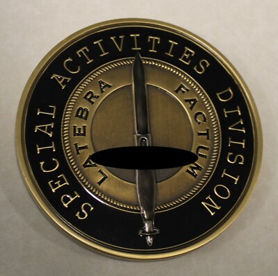 CIA Special Ops Group Special Activities Division SAD Medallion ...