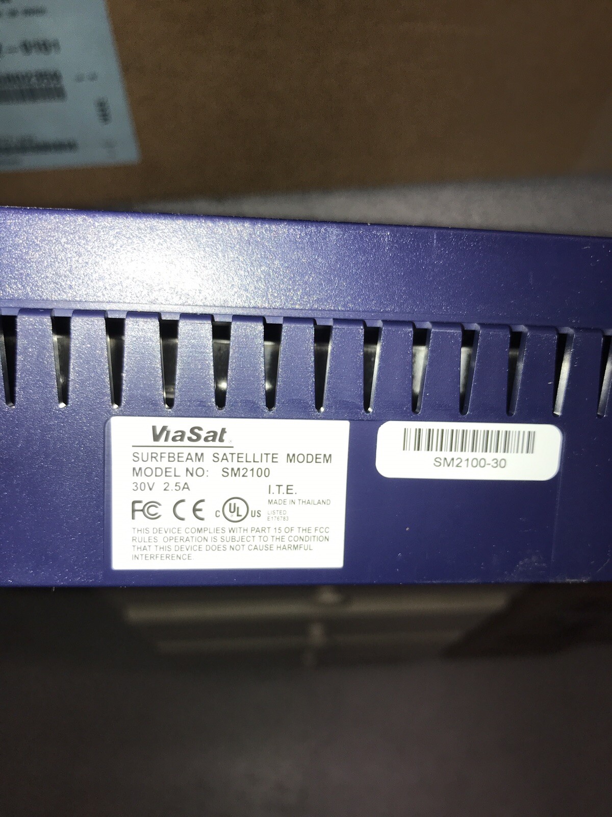 Viasat Surfbeam Sm2101 Modem With Power Supply for sale online | eBay