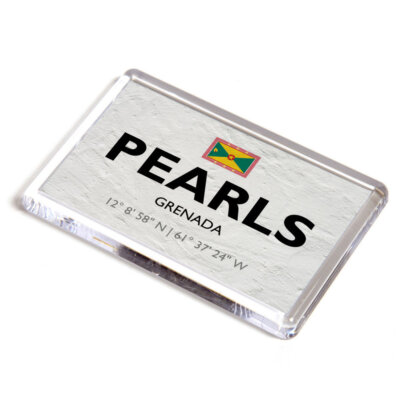FRIDGE MAGNET - Pearls - Grenada - Lat/Long | eBay UK