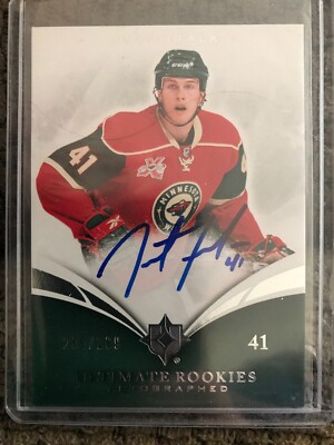 10/11 Upper Deck Ultimate Rookies Autographed /299 #118 Justin Falk ...