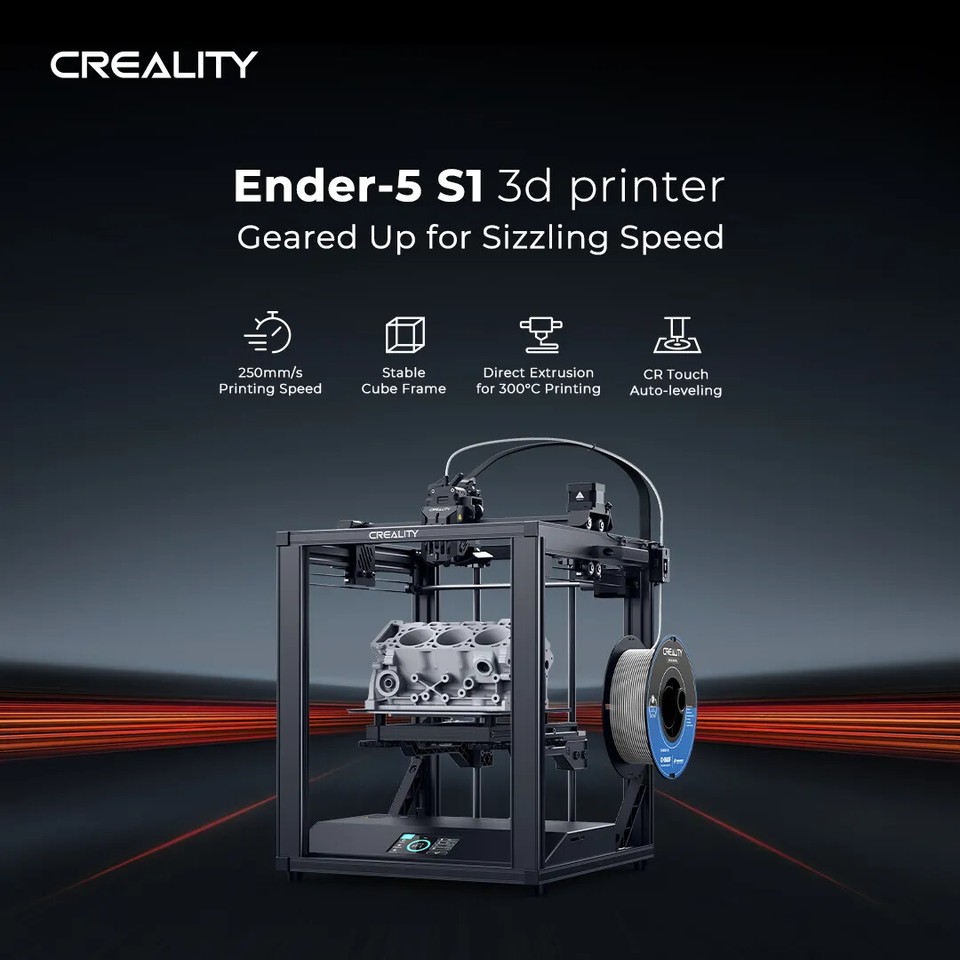 【Refurbished】Creality Ender 5S1 3D Printer CR Touch Leveling ...