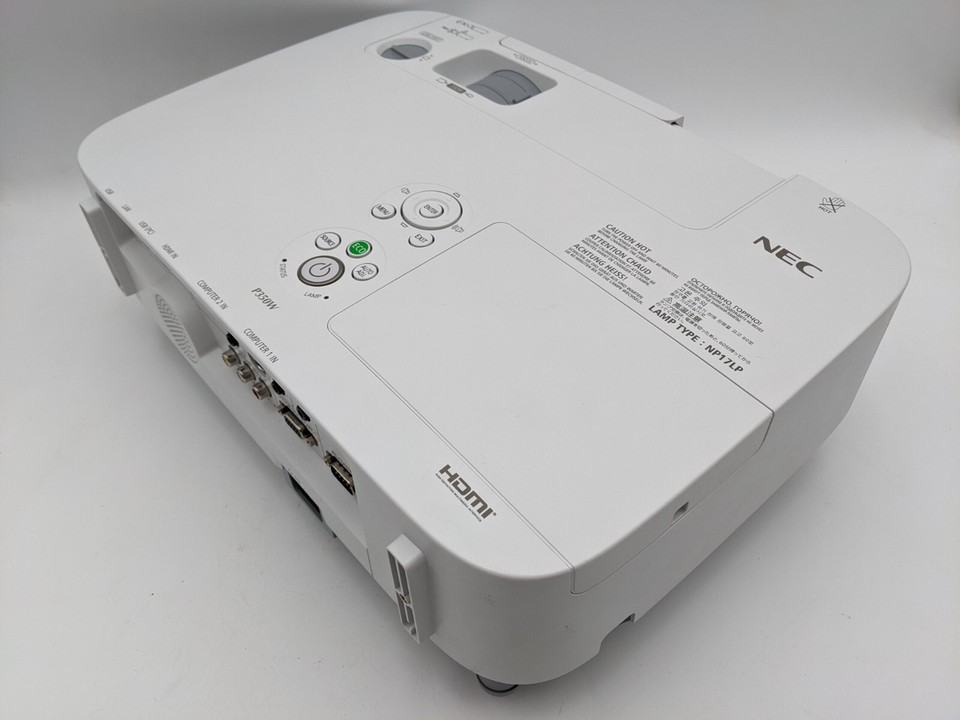 NEC P350W Projector Office Conference Room Business 3LCD 3500 Lumens ...