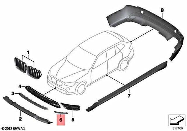 BMW 51117303764 Genuine OEM Trim Molding for sale online | eBay