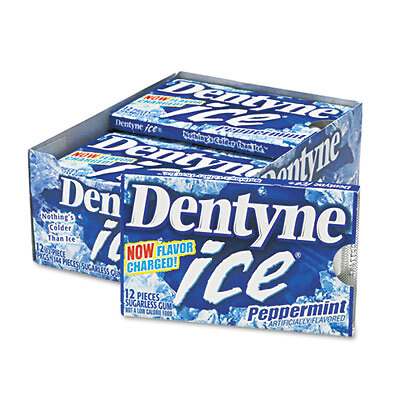 Dentyne Ice GUM,DENTYNE,ICE PEP, 9/BX 00 12546 31254 00 MONDELEZ ...