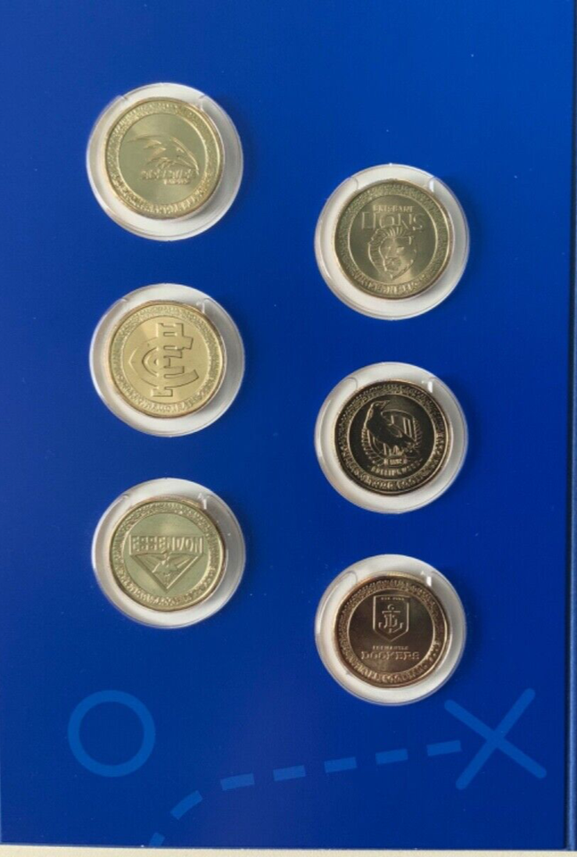 2023 THE AUSTRALIAN FOOTBALL LEAGUE: $1 UNC COIN SET IN FOLDER.…. 20 ...