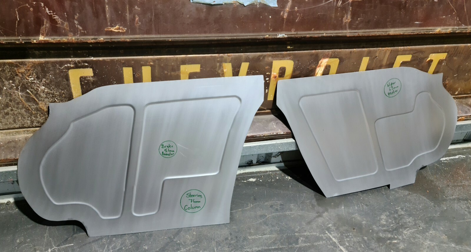 73-87 Chevy/GMC C10/C20 Custom Beadroll Firewall Panels | eBay Australia