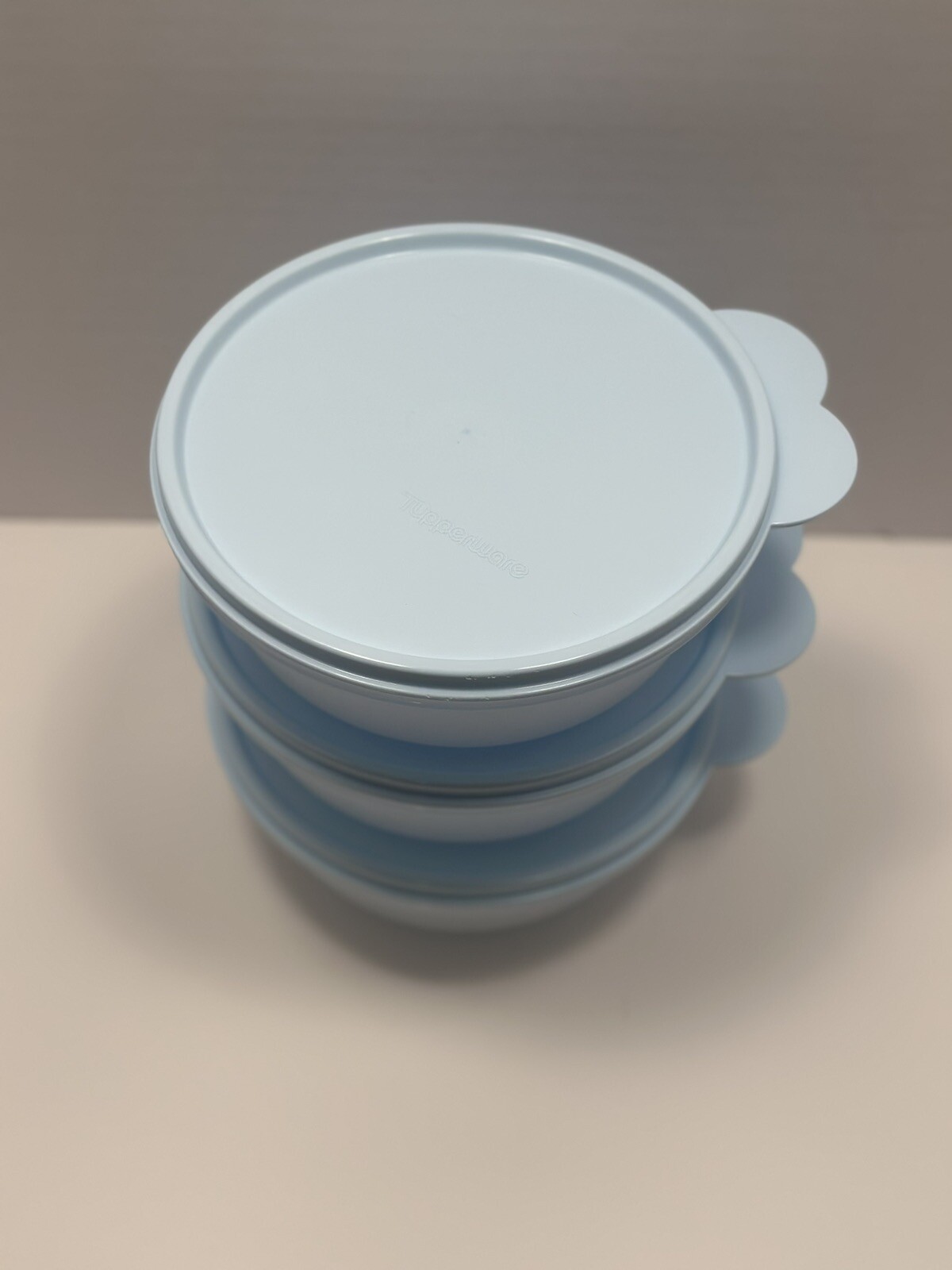 Tupperware Modular Bowls Small 3pc Set 2.5 Cup New Blue | eBay