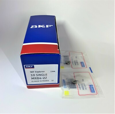 2 x MR84ZZ SKF 2 Shielded Ball Bearing 4mmx8mmx3mm NEW | eBay