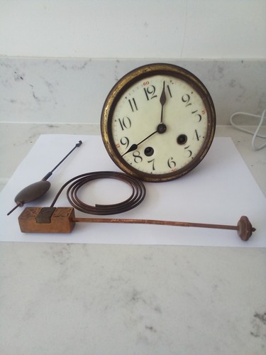 Antique German HAC Clock Movement and Pendulum | eBay UK