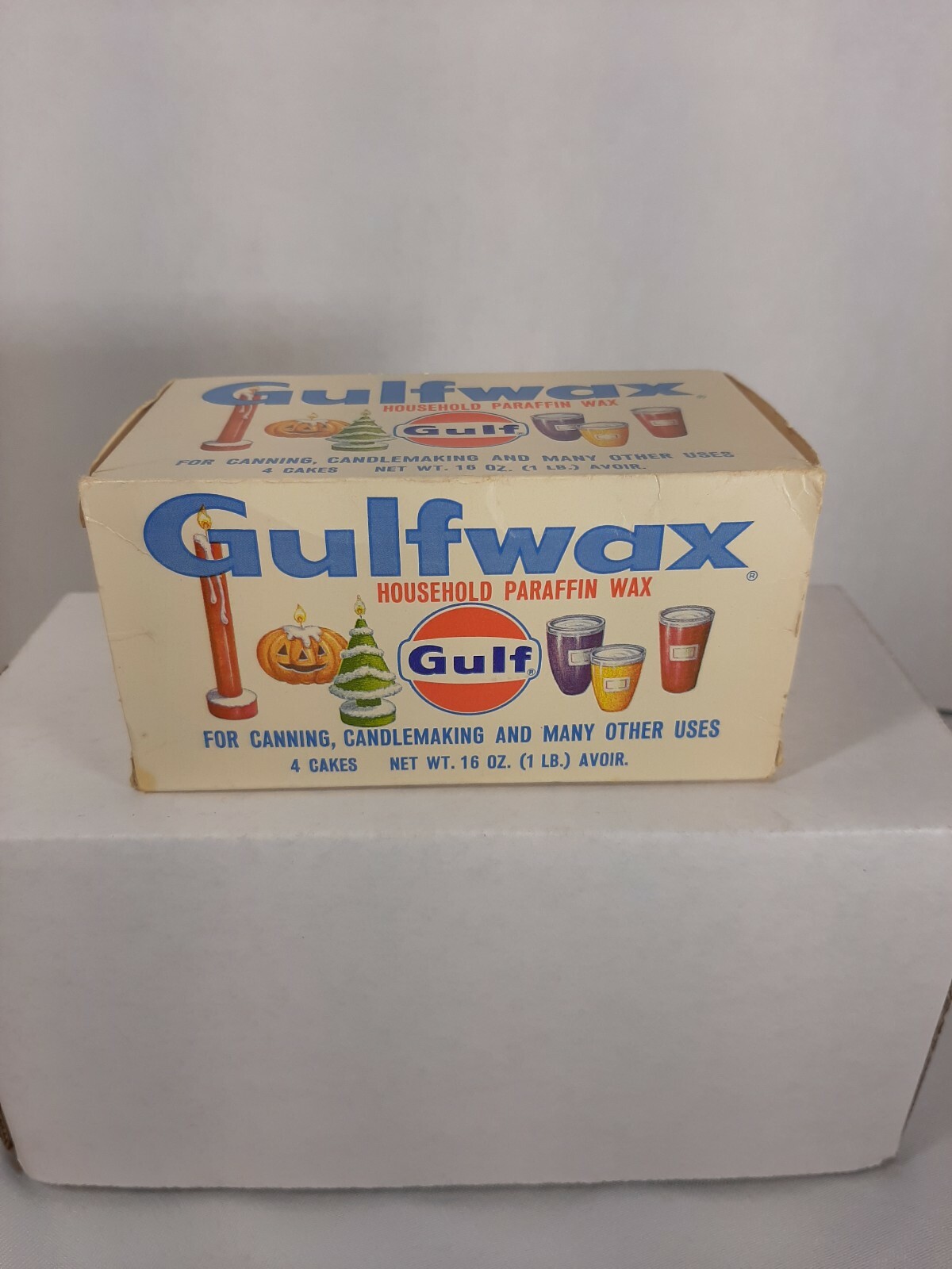Vintage Gulfwax Household Paraffin Wax By Gulf | eBay
