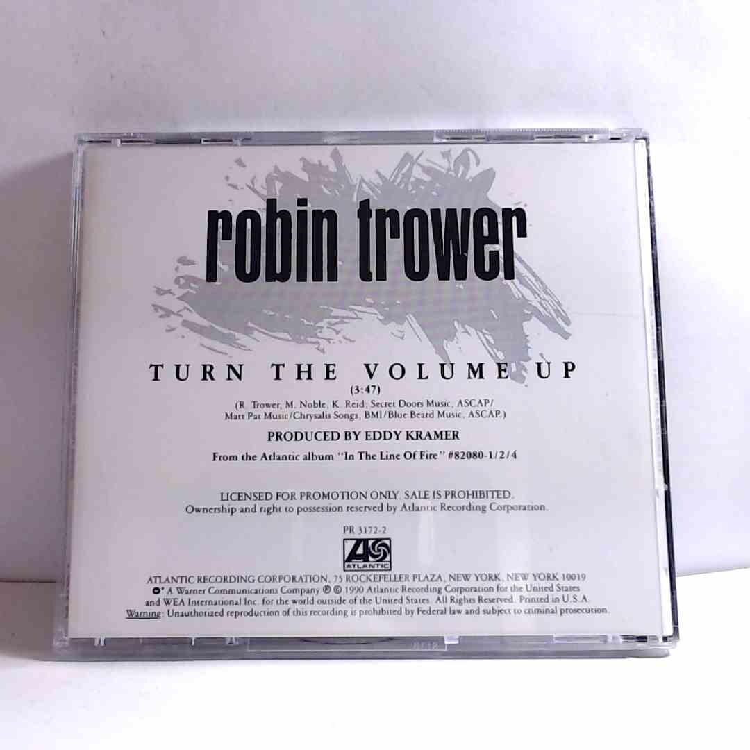Robin Trower – Turn The Volume Up (CD, Promo, US, 1990, Atlantic) AI749 ...