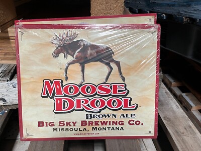 Big Sky Moose Drool- Tin Pub Sign | eBay