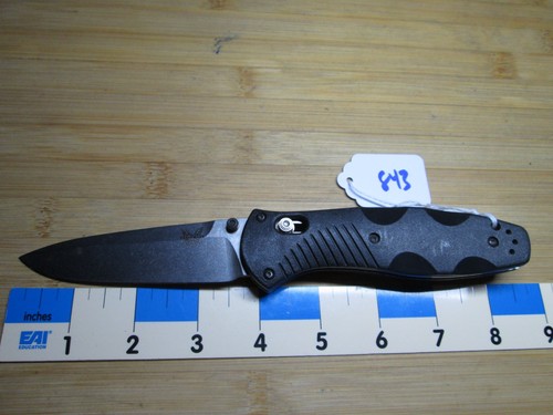 #843 Black Benchmade 580 Barrage Osborne 154CM AxisLock Knife | eBay