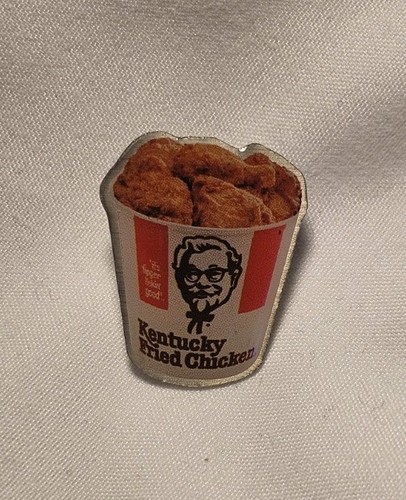 KFC Kentucky Fried Chicken Hat Lapel Pin rare Shirt Cap Bucket Colonel ...