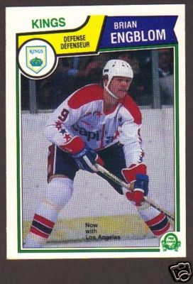 1983-84 OPC Hockey Brian Engblom #368 LA Kings NM/MT | eBay